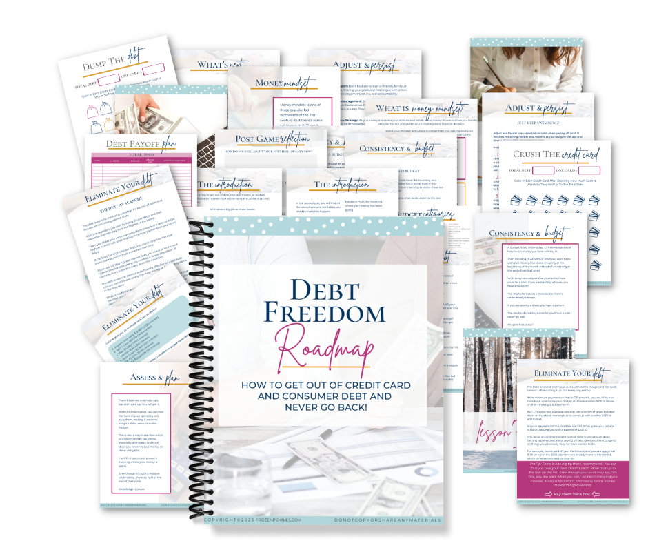 Debt Freedom Roadmap – Frozen Pennies